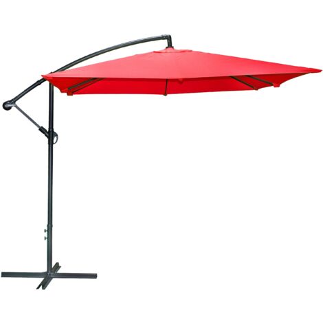 Parasol Porta Rotonda Rossa D250 Sunnydays