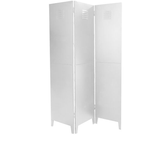 Industriel White Paravent En Metal 152087 Fornord