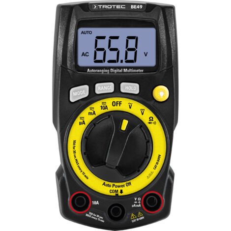 Trotec – Multimètre numérique 600V – Mesure tension, courant ...