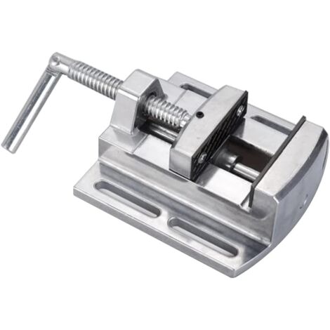 Drill Press Vise, 2.5 Inch Opening, Aluminum Alloy Vice with Guide Rod ...