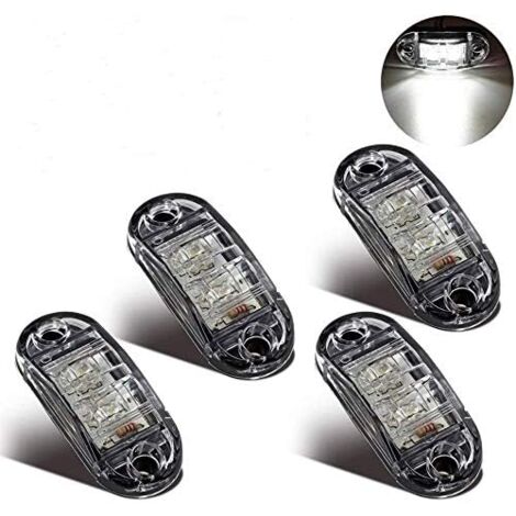 Side Marker Lights, LED Clearance Lights for 12V 24V Universal Trailer ...
