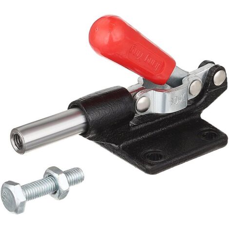 Set of 2 metal toggle clamps, hose clamps, 32 mm, 227 kg