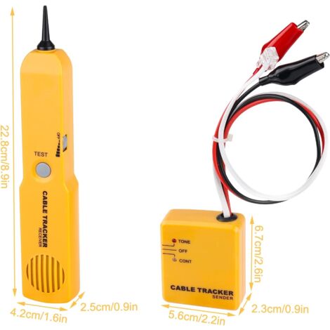 Circuit tester, line finder and tone generator, network cable tester ...