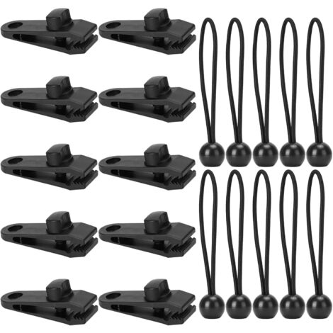 20pcs Tent Clips, Tarp Clips, Multifunctional Awning Clamp, Including ...