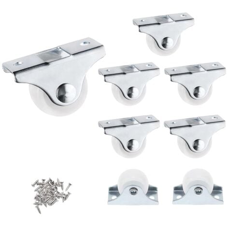 8pcs Small Furniture Casters, Directional Casters, Mini Furniture ...