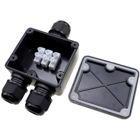 2pcs IP68 Waterproof Junction Box, Outdoor Waterproof Junction Box, 3 ...
