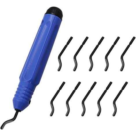 1 Set Deburring Tool, with 10pcs Metal Hand Deburring Blades, for 3D ...