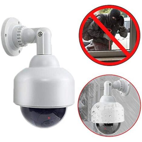 Dummy Camera with Speed Dome Lens with Flashing Light, Waterproof for ...