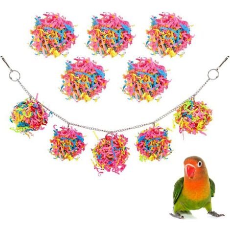 Paper Ball Bird Chew Toy, Bird Toys, Bird Chew Toys, Bird Parrot Toys ...