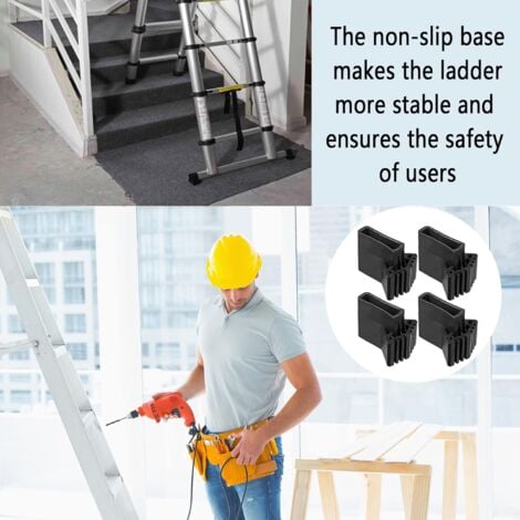 Pack of 4, replacement for ladder feet, rubber ladder feet, ladder ...