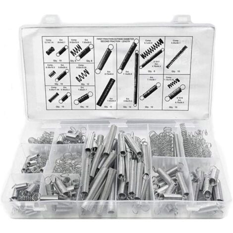 Compression and Tension Springs Assortment, Metal Steel Spring ...
