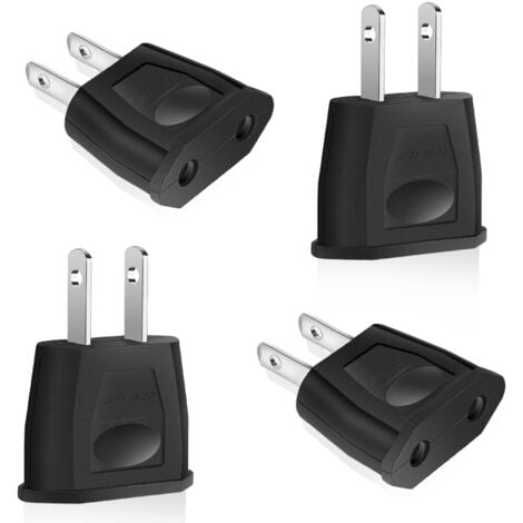 4 Pack European to American Travel Adapter - European Travel Plug ...