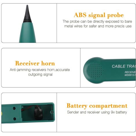 Electrical Cable Finder, Electrical Cable Detector, MS6812 Cable Finder ...