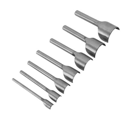 7pcs Half Round U Shaped Punch Cutter Set for Leather Craft Leather ...