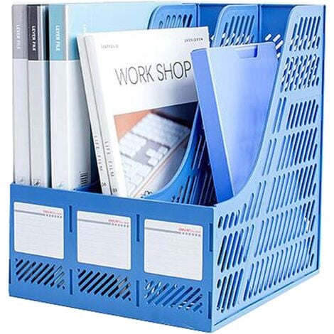 Office Storage Locker, 2 Pack Plastic Storage Box Document Holder Desk ...
