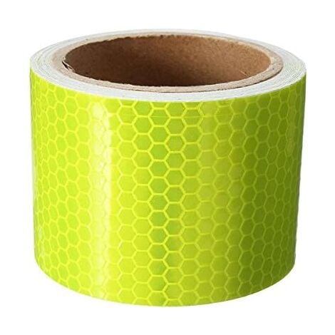 10 Feet Fluorescent Yellow Reflective Safety Warning Conspicuity Tape ...