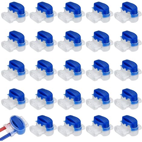 25pcs Robotic Lawn Mower Wire Connectors, Resin Filled Wire Connectors ...