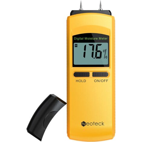 Moisture Meter, Digital Moisture Meter, 4 Pin Moisture Tester, Humidity ...