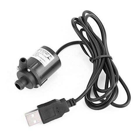 Mini Water Pump, DC 12V 240L/H Brushless Mini Micro Submersible Water ...