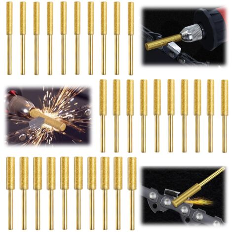 30pcs Chainsaw Sharpener, Diamond Sharpener, Chainsaw Chain Sharpener ...