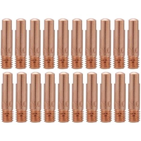20pcs Copper Contact Tip Contact Tube Nozzle for 15AK MIG/MAG Welding ...