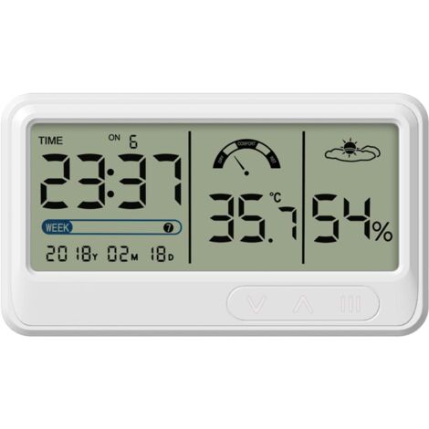 Digital Hygrometer, Electronic Temperature and Humidity Meter with LCD ...