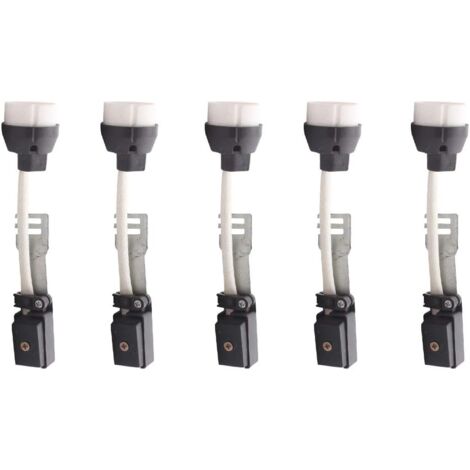 GU10 Lamp Holders, Set of 5, GU10 Lamp Base Connectors with Cable and ...