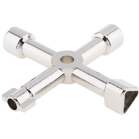 Universal control cabinet key – multifunctional cross key for plumbers ...