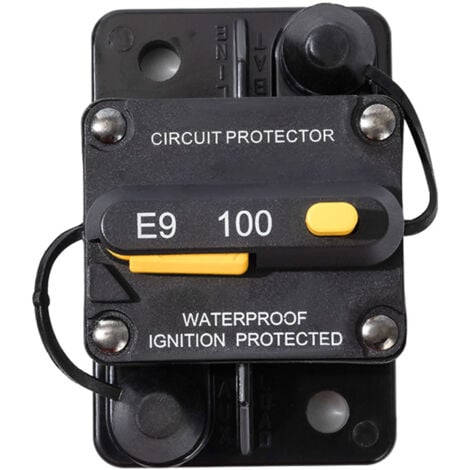 Circuit Breaker, 100A Waterproof Marine Circuit Breaker with Manual ...