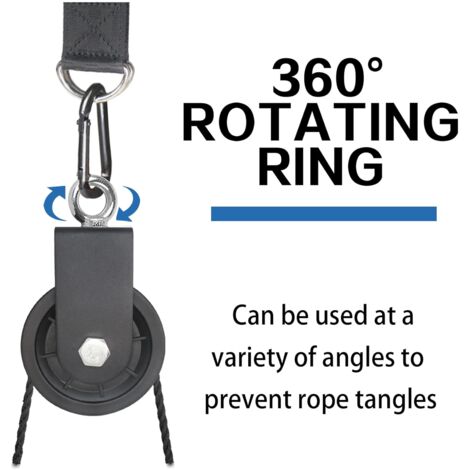 Piece 90 mm cable pulley, fitness pulley, DIY accessories, lifting ...