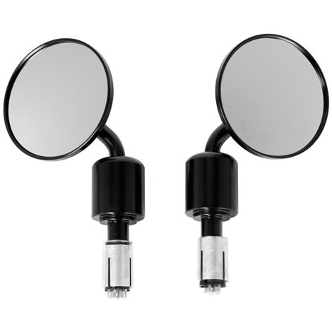 Side Mirrors, 7/8 Inch Handlebar End Universal Motorcycle Handlebar ...