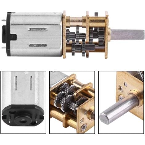 6V DC 300RPM gear reduction motor to produce high torque (300RPM).