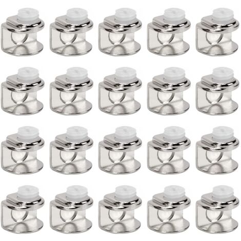 20pcs glass clamps, glass shelf support, adjustable brackets. The ...
