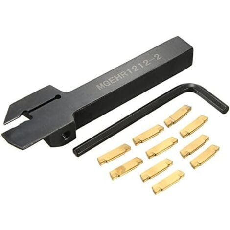 Mgehr 1212-2 grooving tool holder 12 x 12 x 100 mm with 10 Mgmn200 inserts