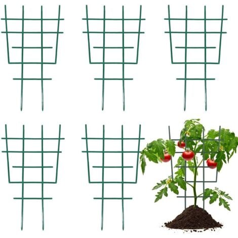 6pcs Plastic Plant Supports, Garden Trellis for Climbing Plants ...