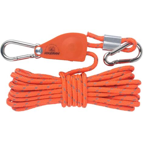 Tent guy rope Reflective tent rope with tensioner for trekking, hiking ...