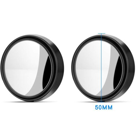 Pack of 360° Rotating Blind Spot Mirrors, HD Wide Angle with 3M Self ...