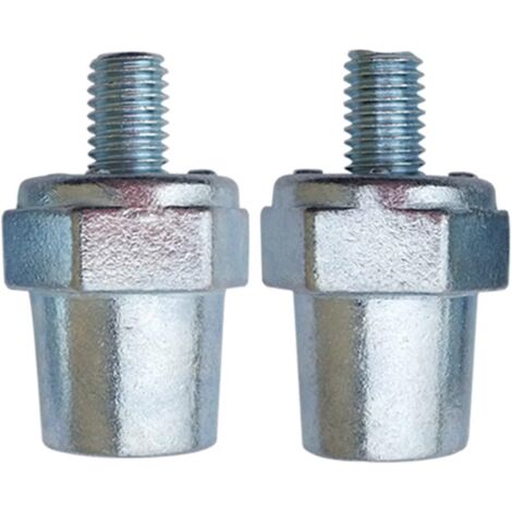 2pcs universal positive negative battery terminal connector, silver ...