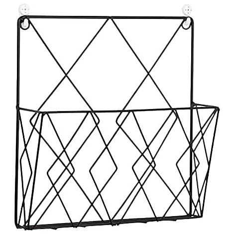 Metal Hanging Magazine Rack, Newspaper Rack, Newspaper Basket, Wall ...