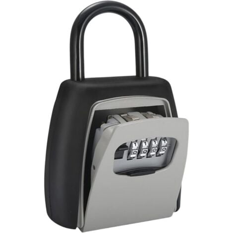 Wall Mounted Key Box, 2 in 1 Password Door Lock Box, Door Handle Box ...