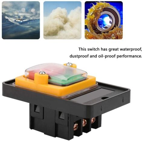 Push Button Switch, Machine Switch, AC 220V/380V, 10A, with On/Off ...