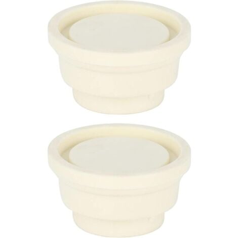 Pool Ladder Buffer, 2 Pack, In-Ground Pool Ladder Tips, White Rubber ...