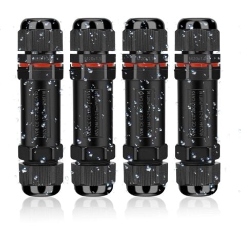 Waterproof electrical connector IP68, outdoor electrical cable ...