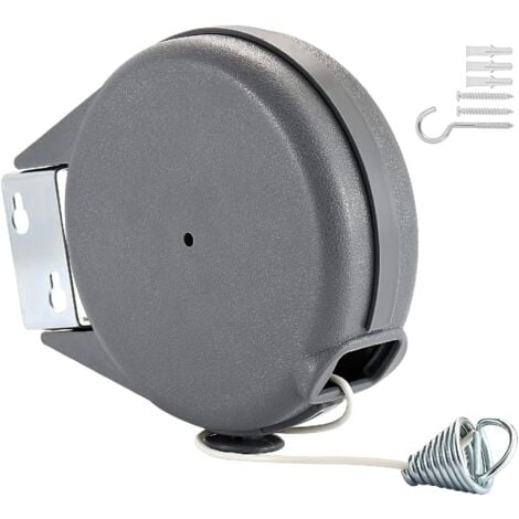 15m Extendable Clothesline, Wall Mounted Extendable Clothesline for ...