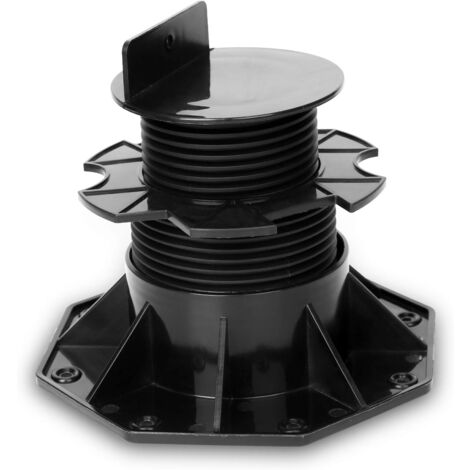 4x pedestal supports height adjustable from 60 to 140 mm - support for ...