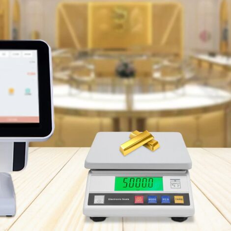 Báscula de precisión de análisis de alta precisión, 0,1 g, digital ...