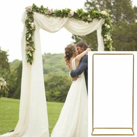 Arco de boda rectangular arco de globo, marco de metal, estante de ...