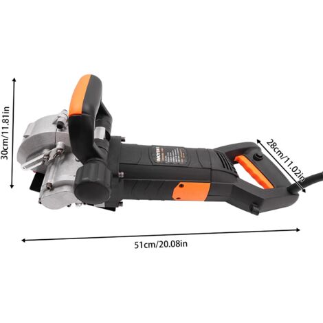 Rozadora de pared eléctrica de 4800 W, profundidad de 360 grados, 42 mm ...