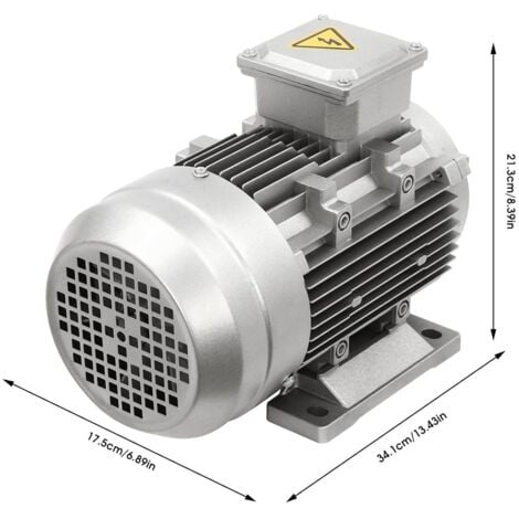 Motor eléctrico de 1,5 kW, trifásico, 1405 rpm, motor trifásico con ...
