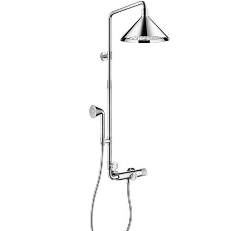 Axor Showerpipe Front - Showerpipe 279 mm 2jet, mitigeur thermostatique ...